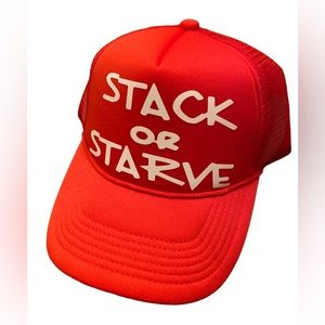 Accessories | Stack Or Starve Trucker Hat Brand New | Poshmark